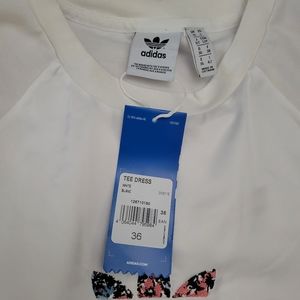 adidas | Dresses | Adidas Shortsleeved Drawstring Tee Dress Nwt | Poshmark